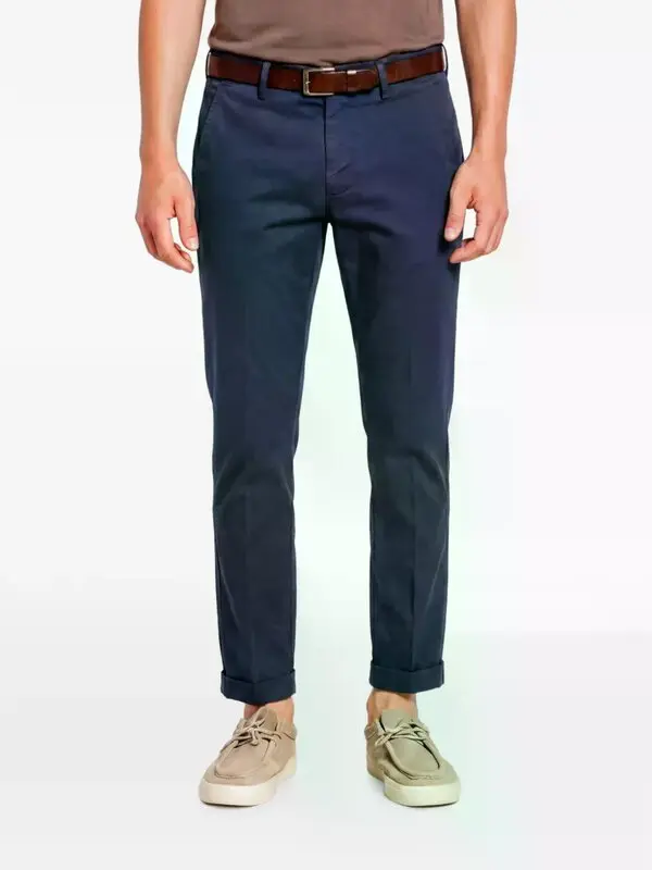MASON'S Torino Flex Logo Embroidered Trousers
