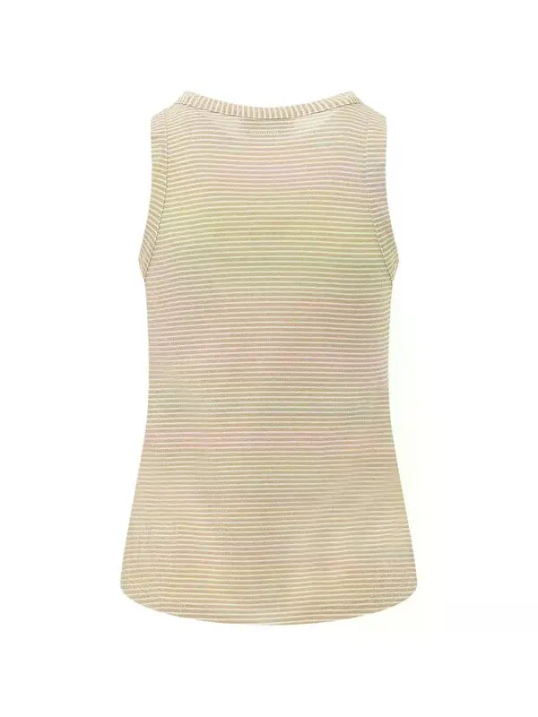 Momoni Genipa Striped Tank Top - Neutrals