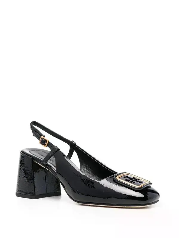 Tory Burch 70mm Logo-plaque Sling-back Pumps