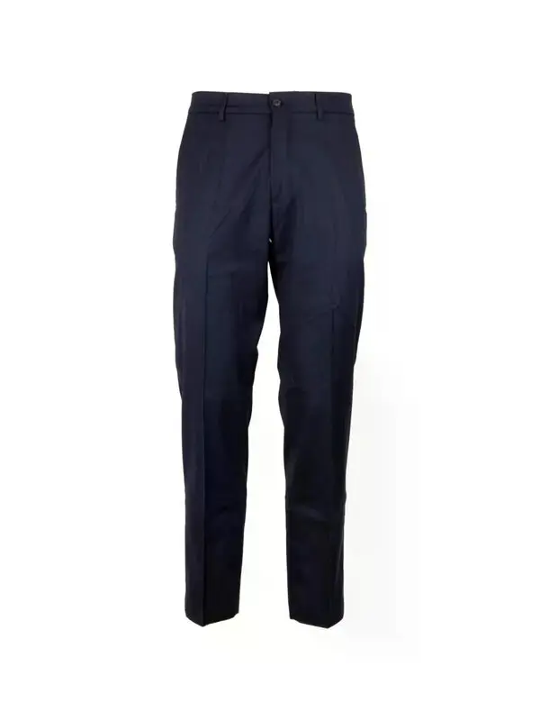 CRUNA Nantes Pressed-crease Trousers - Blue