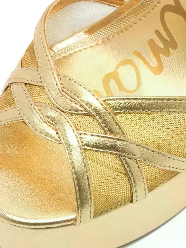 Sam Edelman Metallic Effect Platform Sandals