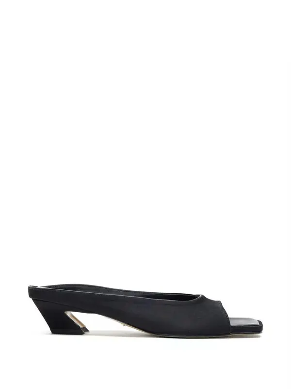 SYSTEM Open-toe Sculptural Heel Sandals