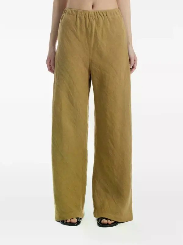 INTO THE EAST Elasticated Waist Wide-leg Trousers
