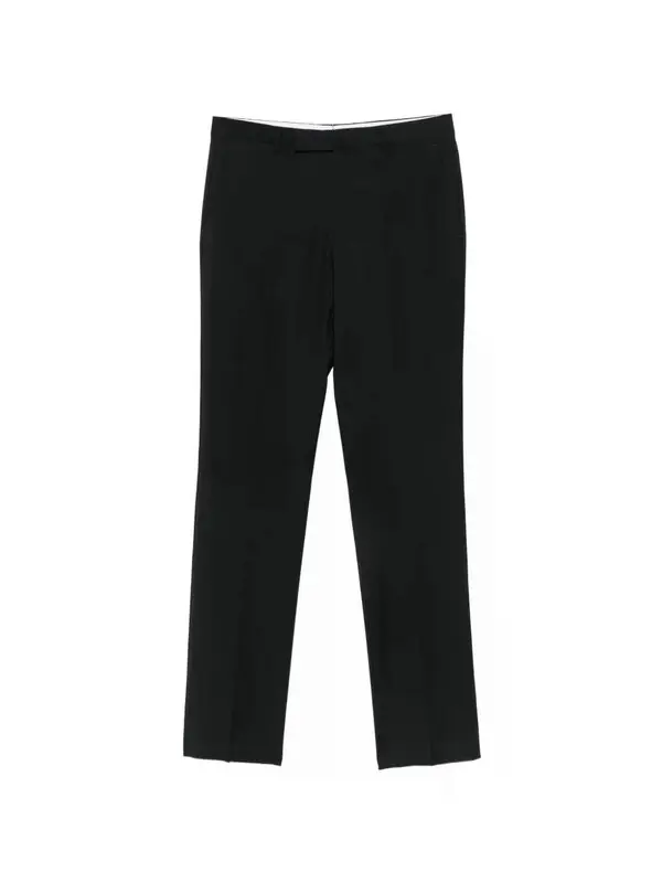 GERMANO 1952 Tailored Pressed-crease Trousers - Black