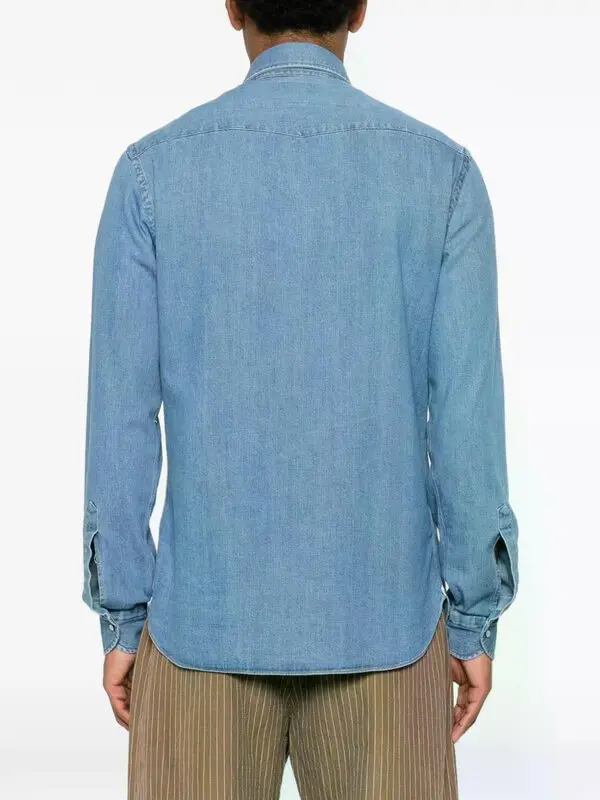 BORRIELLO NAPOLI Button-down Denim Shirt