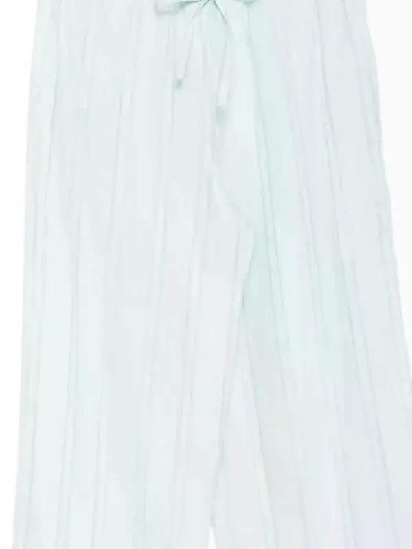 Kiki De Montparnasse Striped Tie-waist Trousers