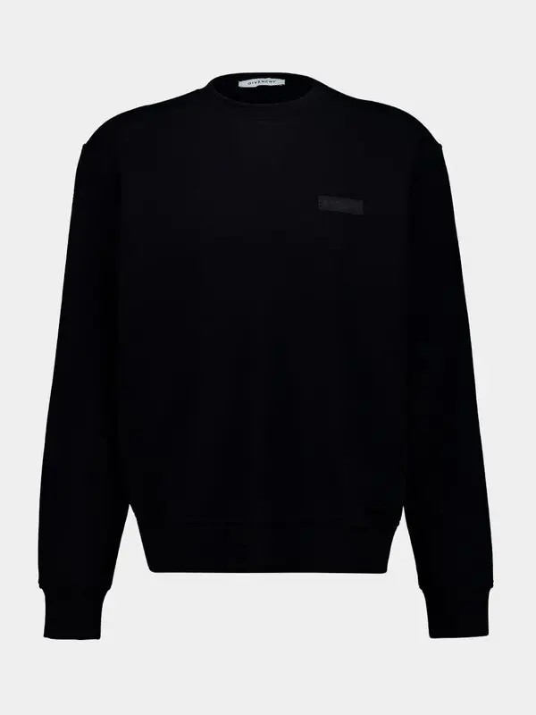 Givenchy Logo Fleece Sweatshirt - Black
