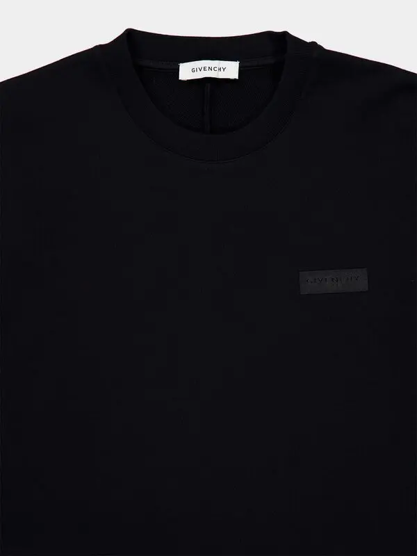 Givenchy Logo Fleece Sweatshirt - Black