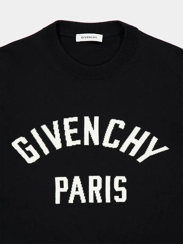 Givenchy Couture Seam Logo Knit Sweater