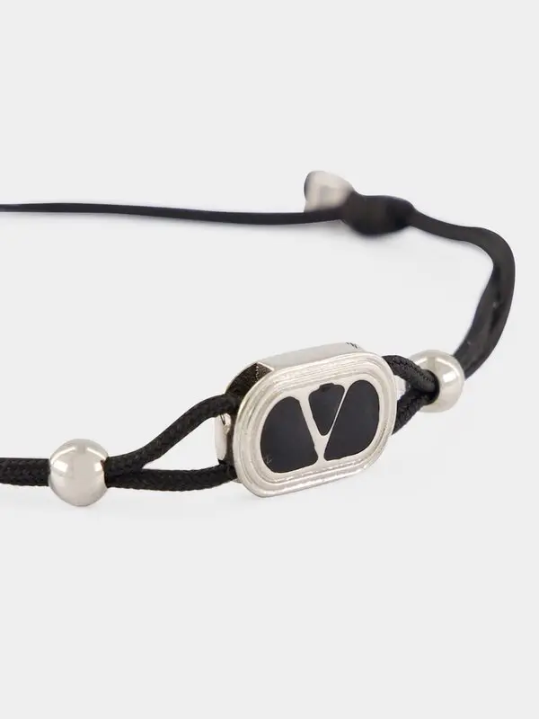Valentino Garavani Ovalette Logo Bracelet