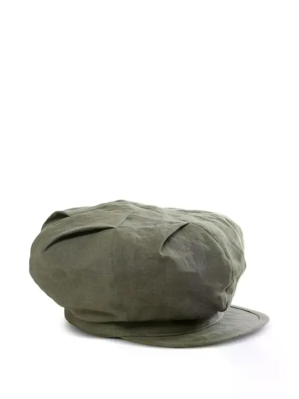 Yohji Yamamoto Pleated Newsboy Hat