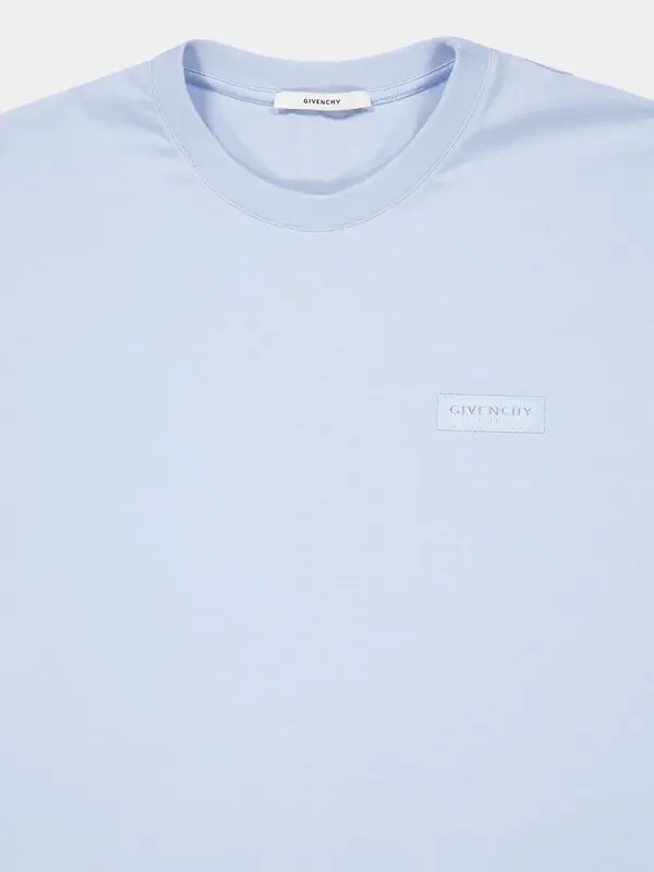 Givenchy Light Logo Grosgrain T-shirt - Blue