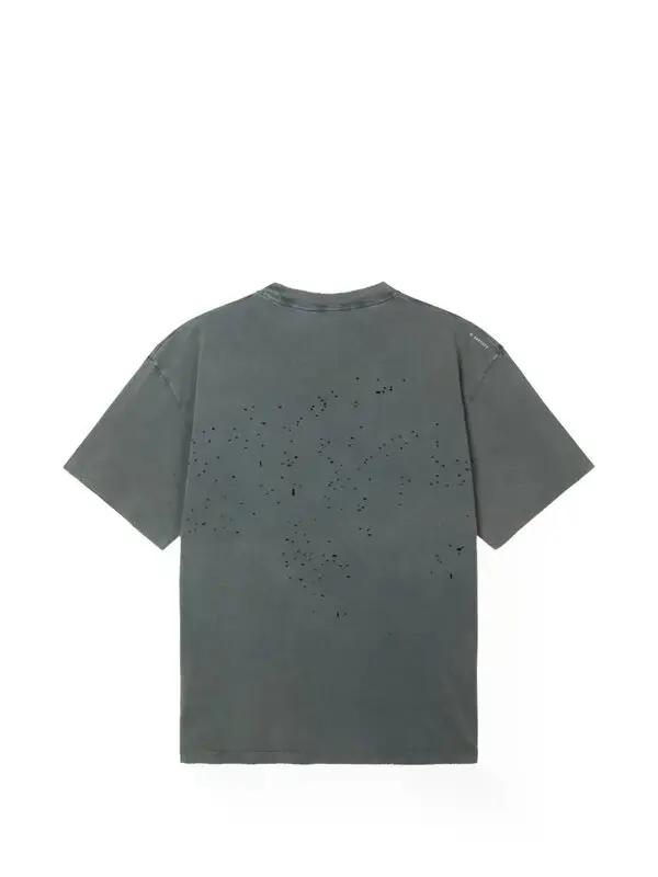 Satisfy Distressed Graphic-print T-shirt