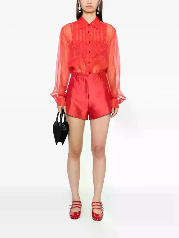 MACGRAW Tuxedo Shirt - Red