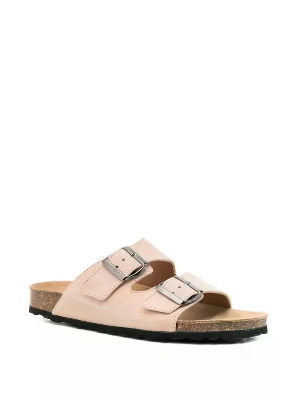 MC2 SAINT BARTH Suede Buckle-fastening Sandals