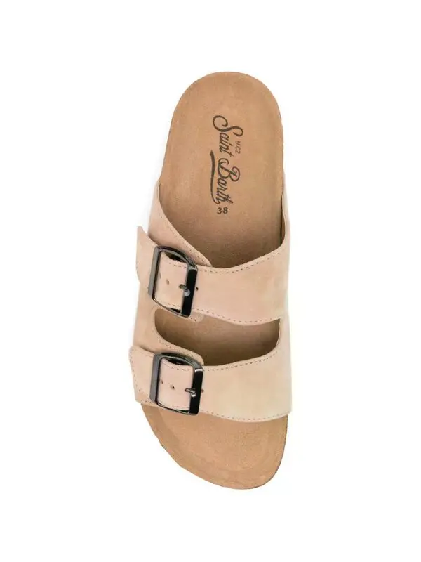 MC2 SAINT BARTH Suede Buckle-fastening Sandals