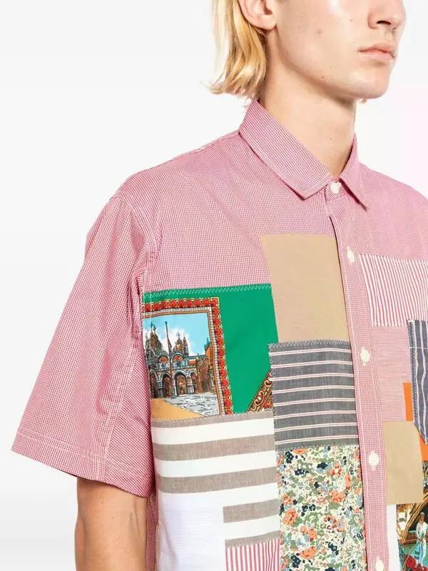 Junya Watanabe Patchwork Gingham Shirt