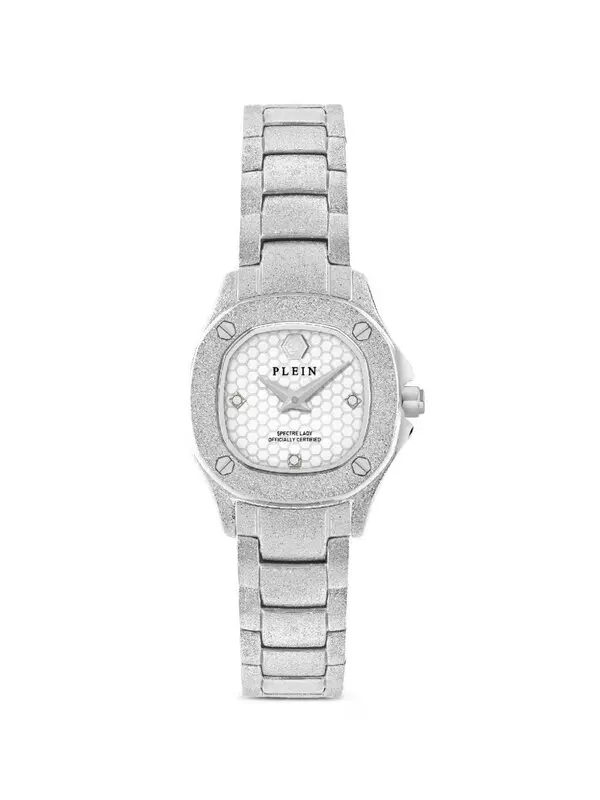 Philipp Plein Spectre Lady Frosted 23mm Watch - White