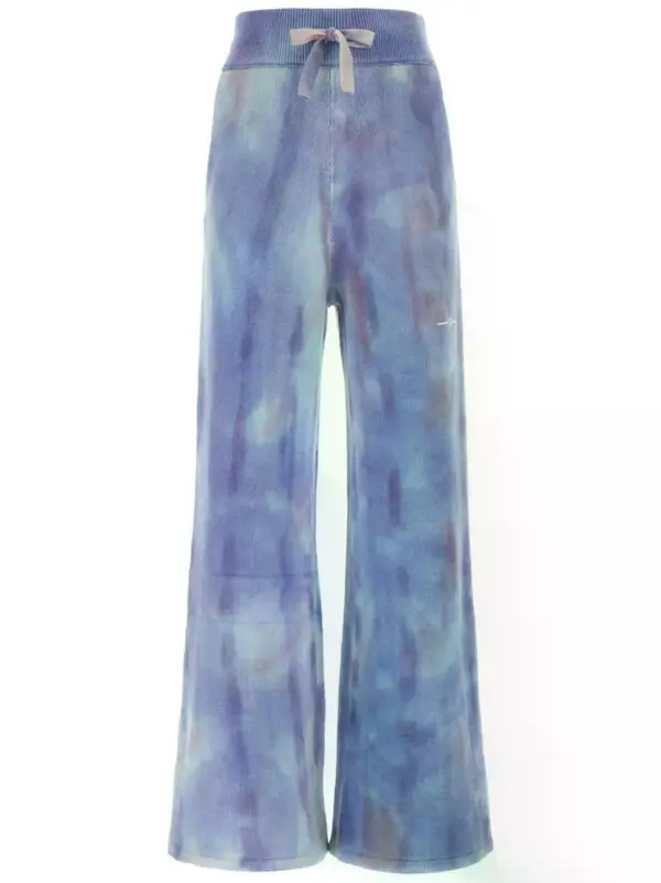 Amiri Tie-dye Wide-leg Track Pants