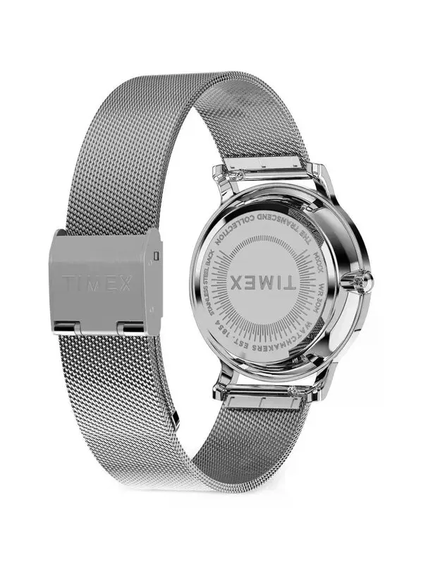Timex® Transcend 31mm Watch With Crystal-embellished Bezel
