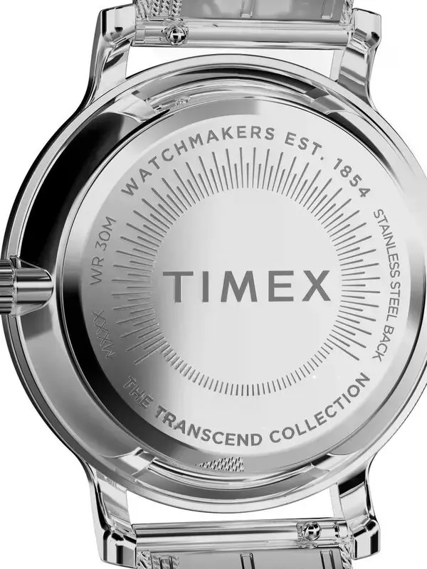 Timex® Transcend 31mm Watch With Crystal-embellished Bezel