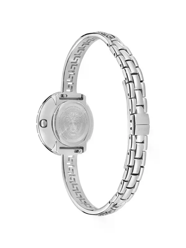 Versace La Greca 28mm Watch With Greca Motif Bezel