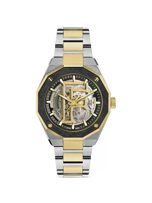 FERRAGAMO Edge Skeleton Automatic Watch