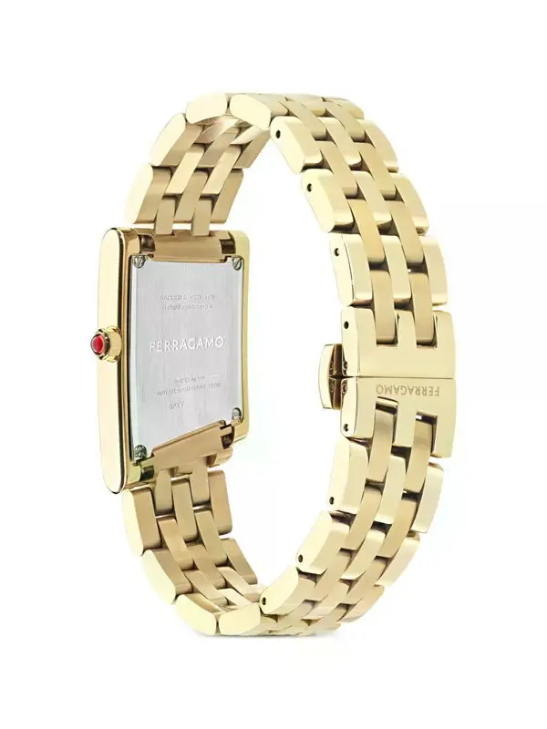 FERRAGAMO Asymmetric Gold-tone Watch