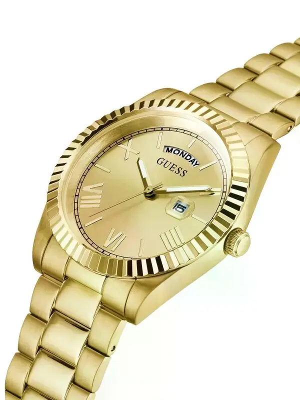 Guess Day/date 42mm Watch With -tone Dial