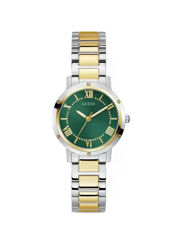 Guess Dawn 34mm Two-tone Watch With Dial