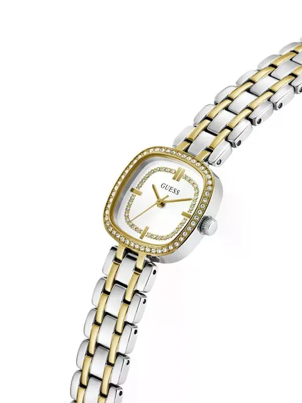 Guess Crystal Embellished Two-tone Watch