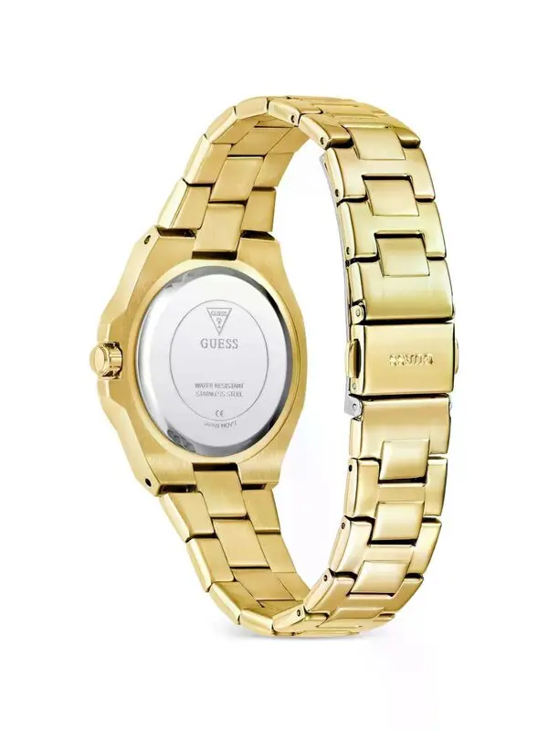 Guess Contessa 34mm Watch With Crystal-embellished Bezel