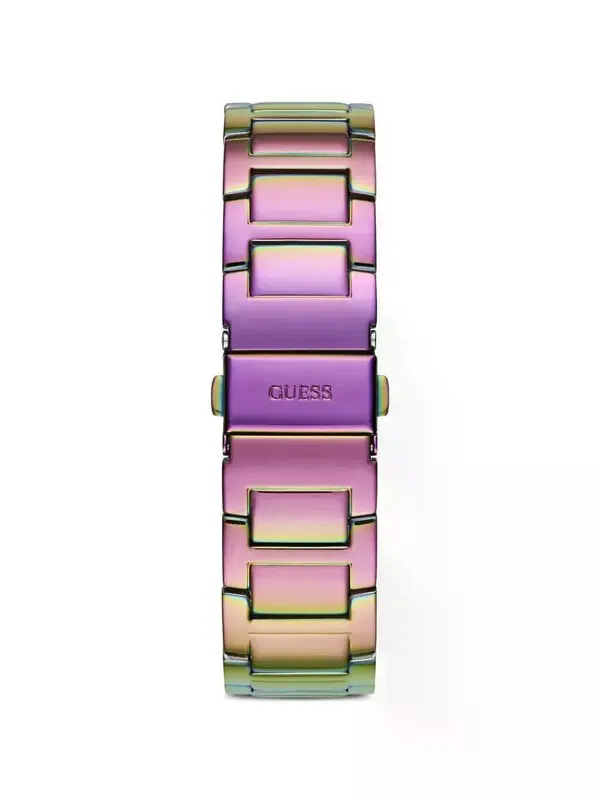 Guess Frontier 40mm Watch With Crystal-embellished Bezel