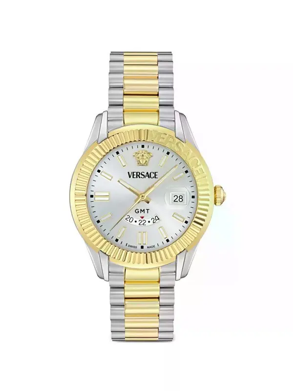 Versace Apodis Fluted Bezel 41mm Watch