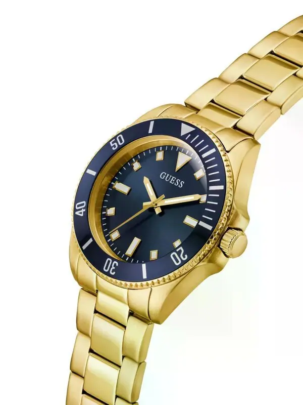 Guess Round Case Watch With Dial