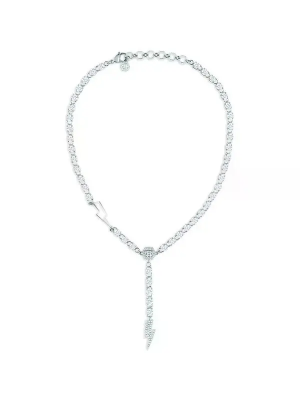 Philipp Plein Vanity Necklace With Crystal Embellishment