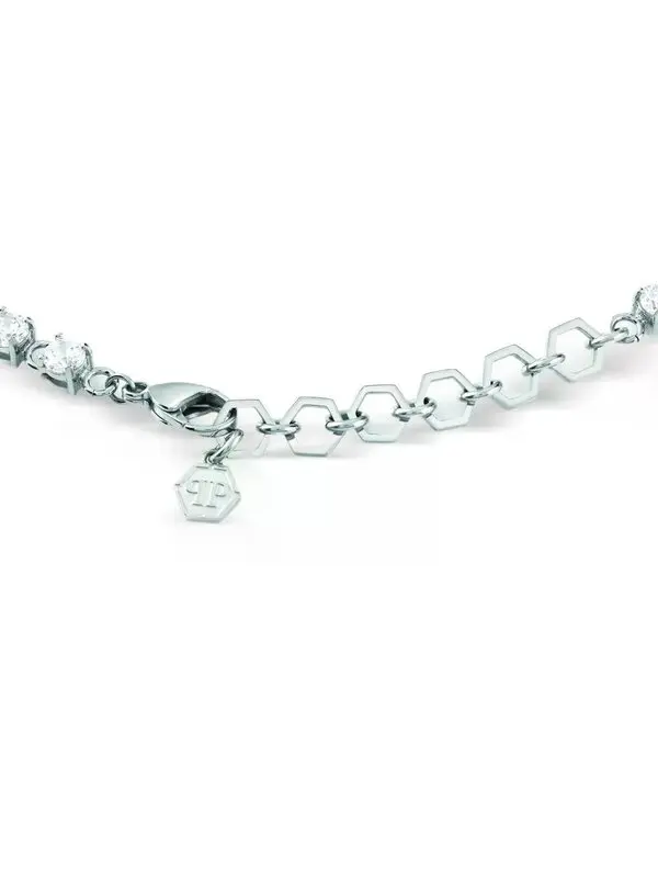 Philipp Plein Vanity Necklace With Crystal Embellishment