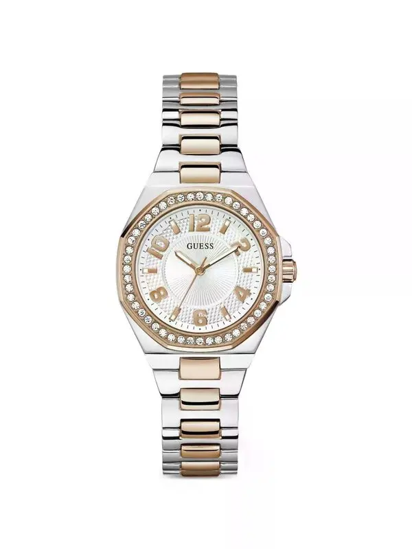 Guess Contessa 34mm Watch With Crystal-embellished Bezel