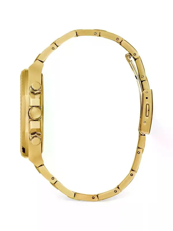 Guess Equity Fluted Bezel 44mm Watch