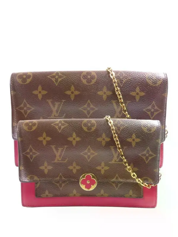 LOUIS VUITTON Portefeuille Flore Monogram Crossbody Bag
