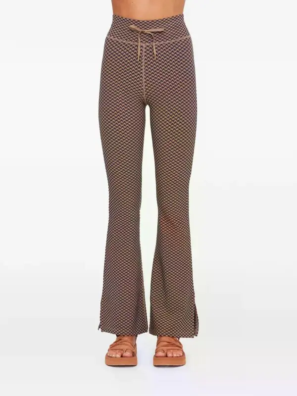 The Upside Florence Houndstooth Track Pants