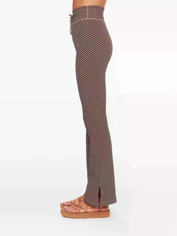 The Upside Florence Houndstooth Track Pants