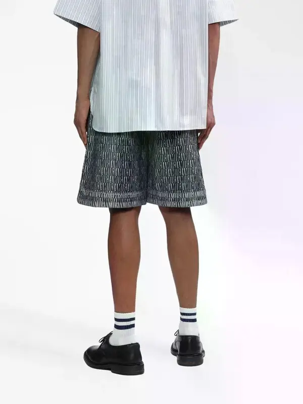 Amiri Monogram Cotton Shorts