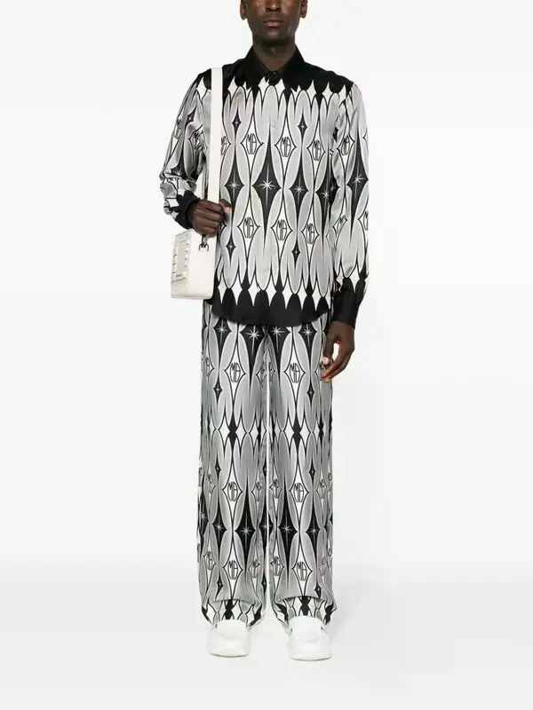Amiri Graphic-print Silk Shirt
