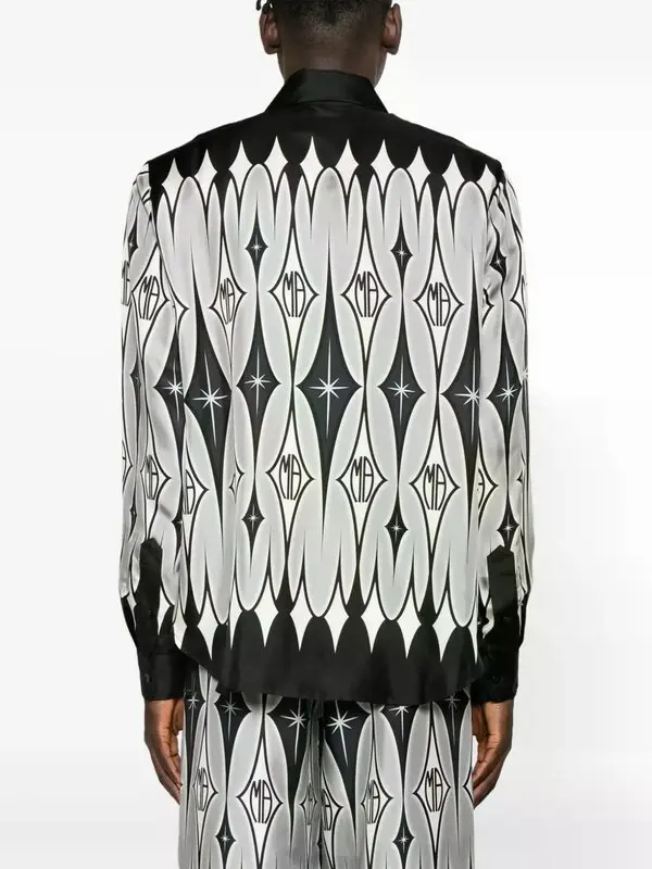 Amiri Graphic-print Silk Shirt