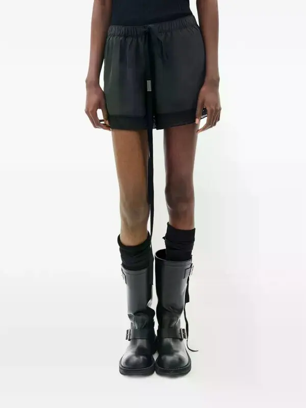 ANN DEMEULEMEESTER Lace-border Shorts