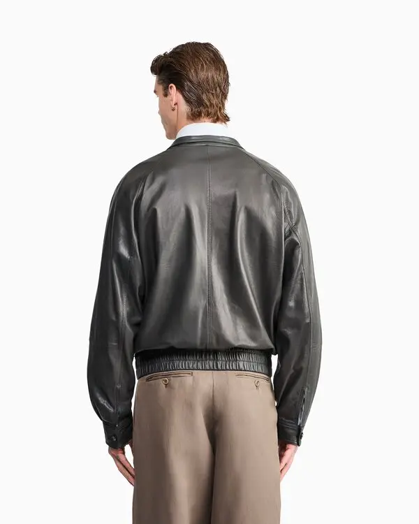 Giorgio Armani Archivio Ss1979 Double-breasted Leather Jacket