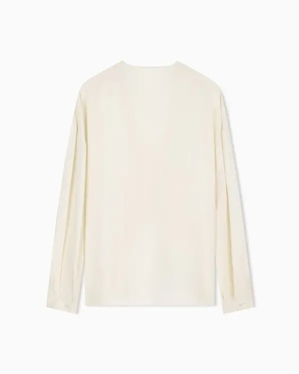 Giorgio Armani Archivio Ss1990 V-neck Blouse