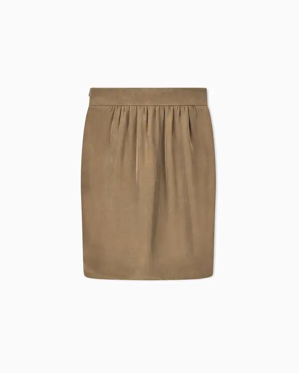 Giorgio Armani Archivio Ss1990 Draped Wrap-effect Skirt