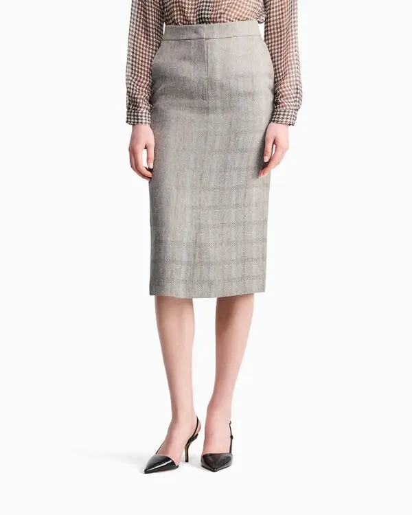 Giorgio Armani Archivio Ss1983 Midi Skirt